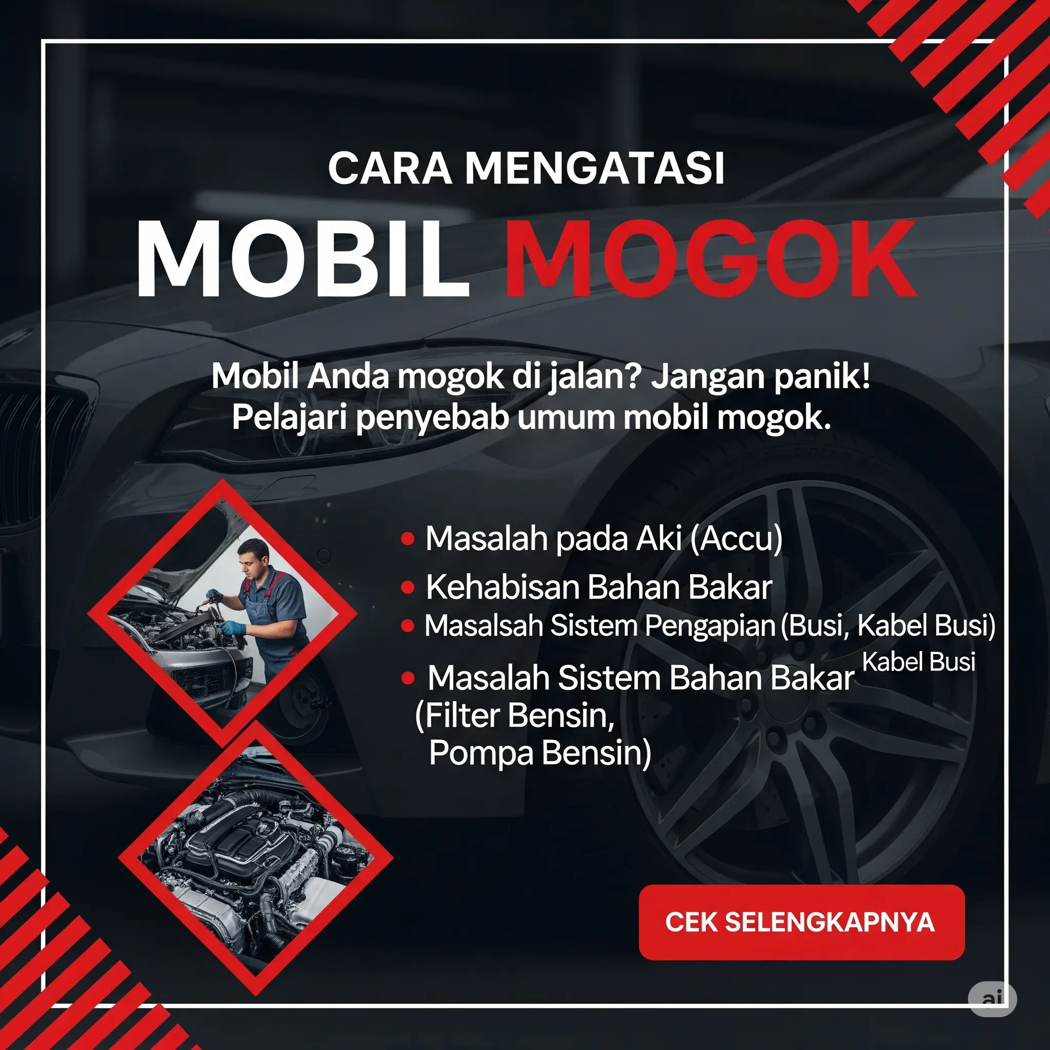Cara Mengatasi Mobil Mogok - Restu Mahkota Karya